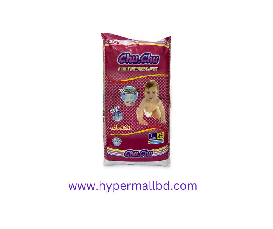 Chu Chu Pants Diaper L Size 34 Pcs Pack Best Price in Bangladesh ...