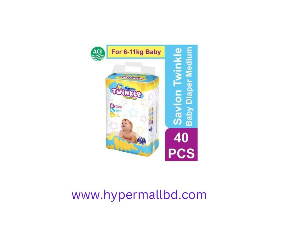 Twinkle Baby Belt Diaper Medium 40 Pcs Pack Best Price in Bangladesh ...