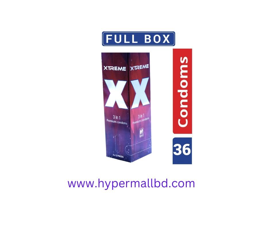 Xtream 3 in 1 Premium Condom 1 Box Best Price in Bangladesh - Hyper Mall Bangladesh